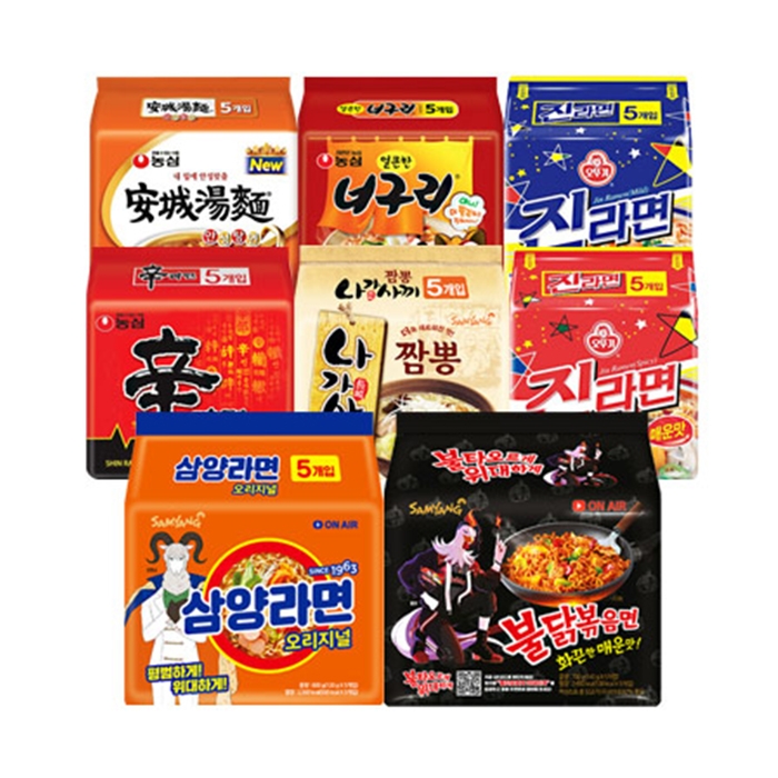 삼양 불닭볶음면 20봉 외 라면 봉지라면 모음전 티몬