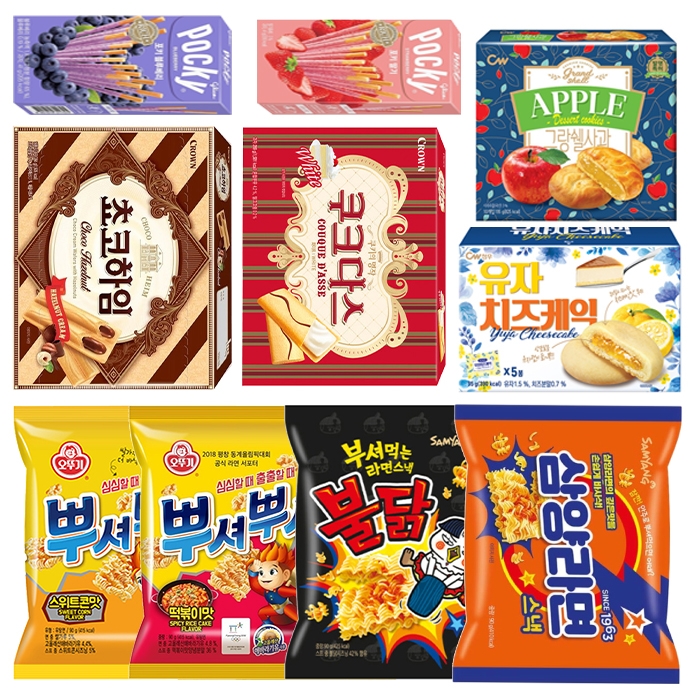 최대23 쿠폰 청우 그랑쉘사과 195g 1 1 외 청우 오뚜기 오리온 옛날과자 모음전 티몬