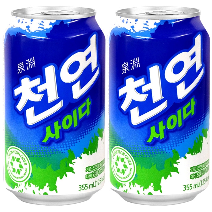 천연사이다 350ml 24캔 외 뚱캔 31종 모음 티몬