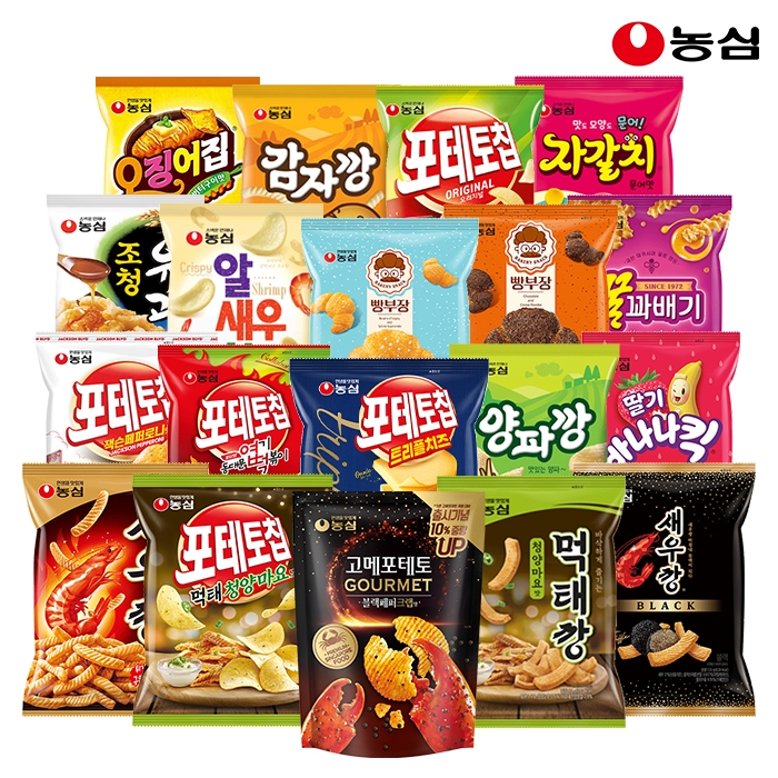 T프라임 농심 먹태깡새우깡바나나킥꿀꽈배기 외 인기스낵 모음 티몬