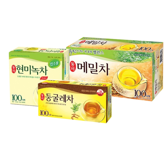 동서 녹차티백 업소용 100t 메밀차 둥굴레티백 티몬