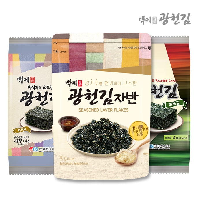 [티몬균일가] 백제 광천김 콩가루 김자반 40g X 5봉외 티몬