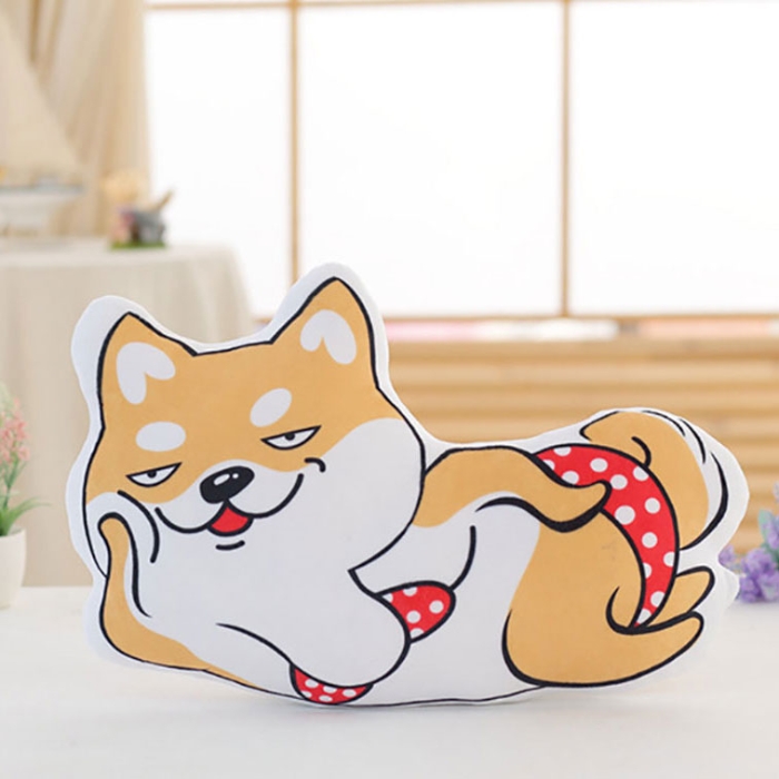 시바견 캐릭터 쿠션 티몬